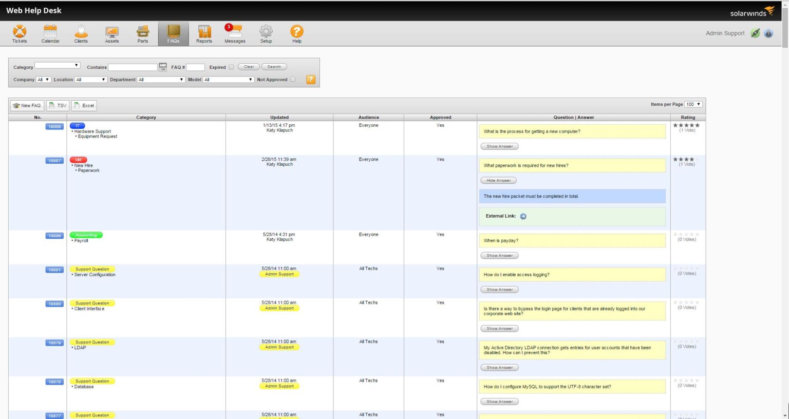 SolarWinds Hosted Web Help Desk - Loop1